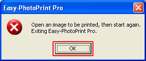 Launch Easy-PhotoPrint Pro from Windows
