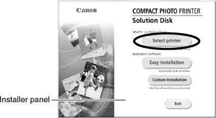 Installing the Printer driver / software - Windows (SELPHY ES3 / ES30)