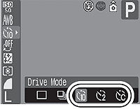 Procedure for setting the Self Timer PowerShot A610 and A620 and A700