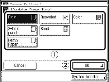 Set the correct paper size