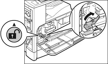 Redistribute the toner inside the cartridge. (MF7400 series)