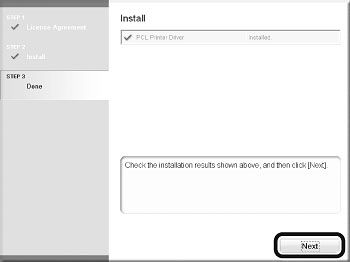 Installation Procedure for USB Connection Windows
