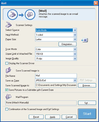 Scanning with the MF Toolbox