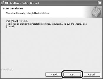 Installing the Software using USB connection