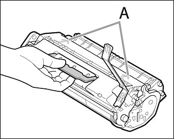 Replace the toner cartridge. (MF6595cx/MF6595/MF6590 Only)