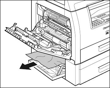 Remove the jammed paper.