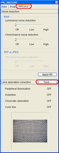 How to correct image distortions and color blur (Lens Aberration ...