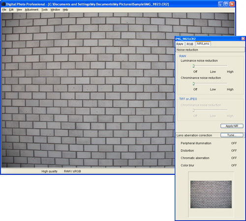 How to correct image distortions and color blur (Lens Aberration ...