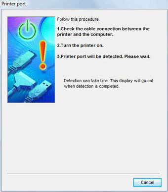 Installing the Printer Driver and Connecting the Printer to a computer ...