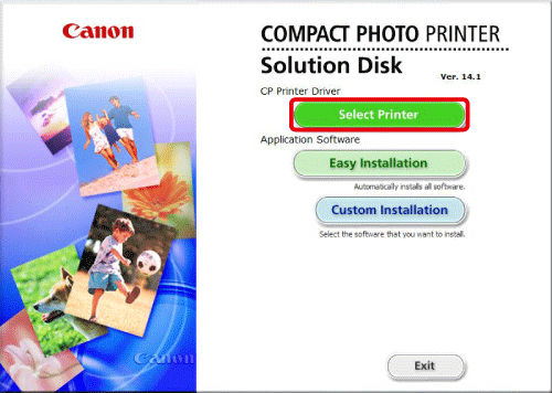 How to install and connect the Compact Photo printer to a computer ...