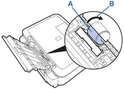Cleaning the Paper Feed Roller - MP620 / MP620B