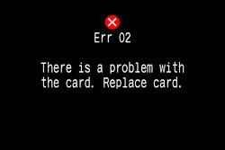 Explaination of error messages that appear on the LCD of the EOS ...