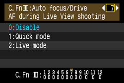 How to shoot using Live View on the EOS Digital Rebel XS.