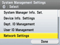 Setting Dedicated Port and Port Number