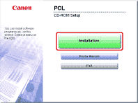 Software Installation for the USB Connection Environment