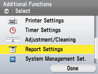 Setting TX Reports to Print Automatically