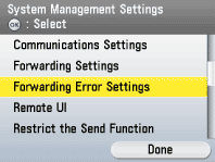 Handling Documents with Forwarding Errors (Fax) ICMF9150c