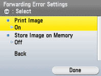 Handling Documents with Forwarding Errors (E-Mail/I-Fax) ICMF9150c