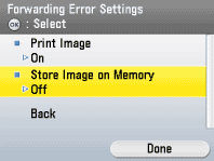 Handling Documents with Forwarding Errors (E-Mail/I-Fax) ICMF9150c
