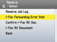 Handling Documents with Forwarding Errors (E-Mail/I-Fax) ICMF9150c