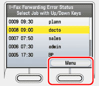 Handling Documents with Forwarding Errors (E-Mail/I-Fax) ICMF9150c