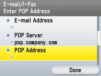 Setting the Machine to Send/Receive E-Mail/I-Fax (MF9200 series)