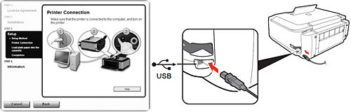 Installing the Driver / Software (USB Connection) - MP620 / MP620B
