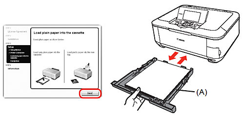 Installing the Driver / Software (USB Connection) - MP620 / MP620B