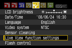 How to shoot using Live View on the EOS Digital Rebel XS.