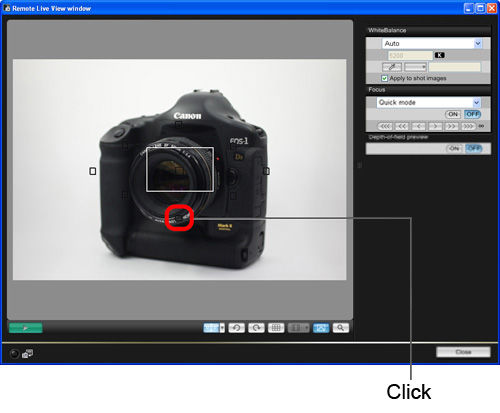 How to operate remote shooting using EOS Utility.