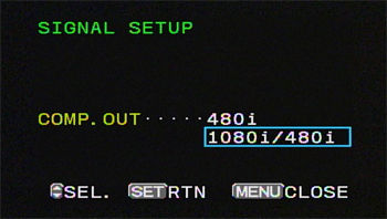 Using the COMPONENT OUT Terminals on the XH A1S and XH G1S