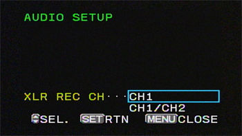 Explanation of the microphone connections on the XH A1S and XH G1S
