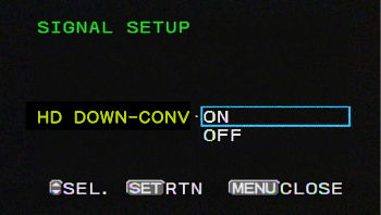 Connecting the XH A1S and XH G1S to the TV using the HDV/DV terminal