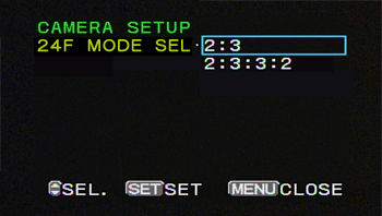 Explanation of the video output signal standards of the XH G1S and XH A1S