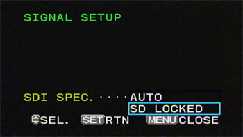 Explanation of the video output signal standards of the XH G1S and XH A1S