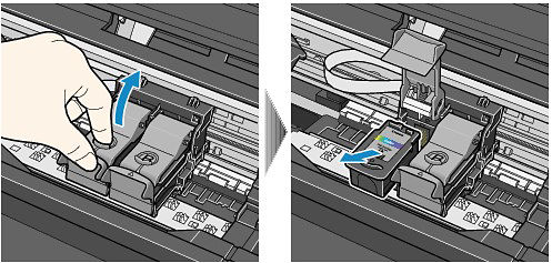 Replacing the FINE Cartridges - MX320