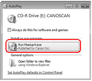 Installing the Software (LiDE 700F)