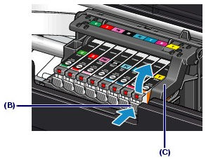 Check the ink status and replace the ink tank(s) - Pro9000 Mark II