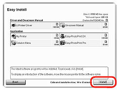 Start the installation manually - Pro9000 Mark II