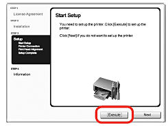 Start the installation manually - Pro9000 Mark II
