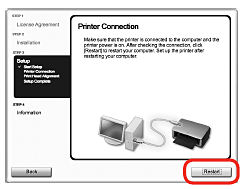 Start the installation manually - Pro9000 Mark II