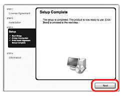 Start the installation manually - Pro9000 Mark II
