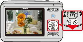 How to set / cancel the Self-timer using the PowerShot SX200 IS.