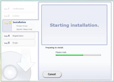 Installing the Printer Driver and Connecting the Printer to a computer ...