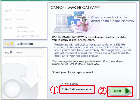Installing the Printer Driver and Connecting the Printer to a computer ...