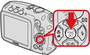 Setting the white balance to correct color using the PowerShot D10.