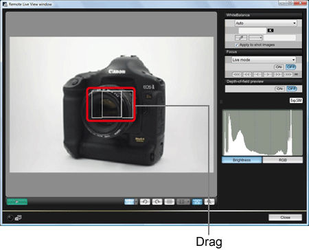 How to use Remote Live View Function in EOS Utility to Shoot Still Photos Remotely EOS REBEL XS.