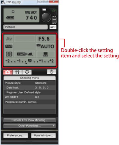 How to use Remote Live View Function in EOS Utility to Shoot Still Photos Remotely EOS REBEL XS.