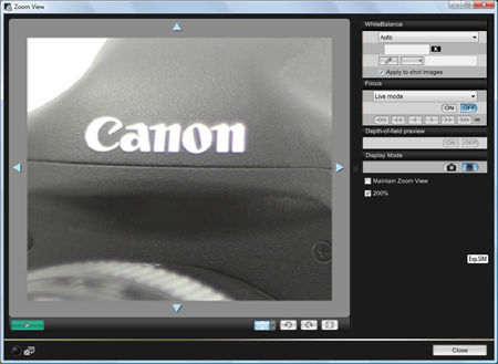 Using EOS Utility to Change the AF Mode and Use the Remote Live View ...