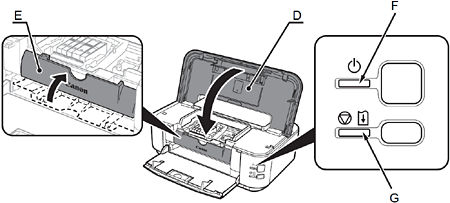 Steps for setting up the printer - iP4700